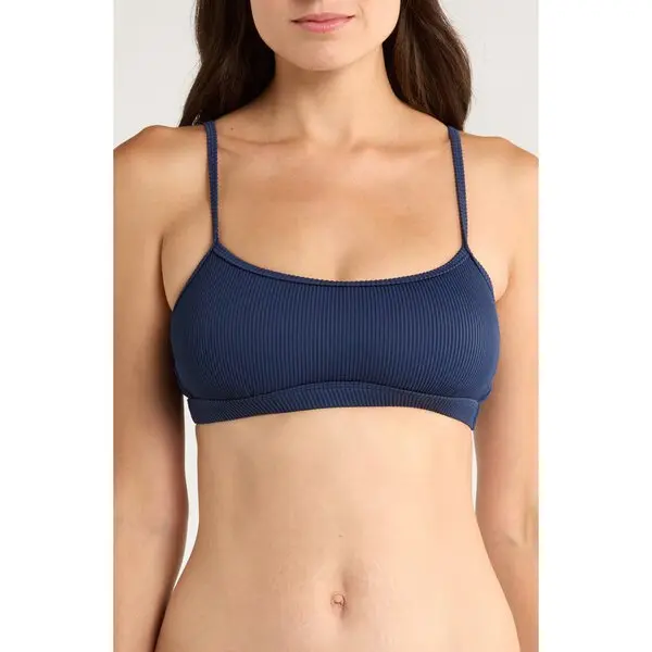 Roxy Love Rib Bikini Top - Mood Indigo