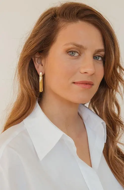 CXC Big Ionian Statement Earrings - Gold