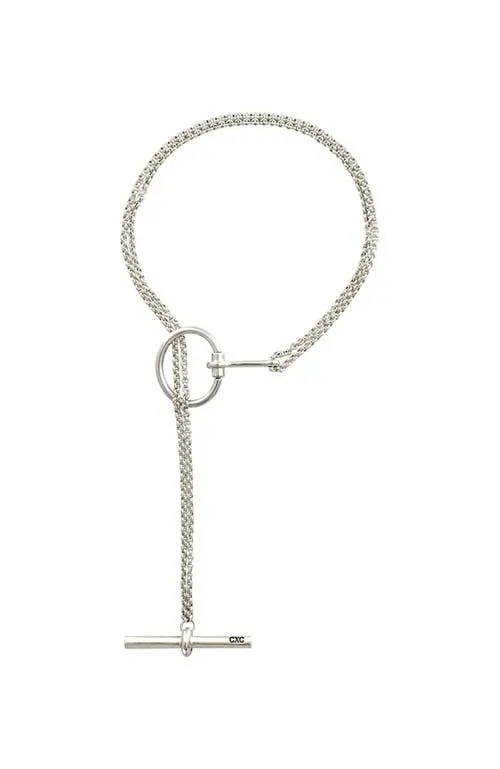 CXC Amazona Bit Sliding Necklace - Silver