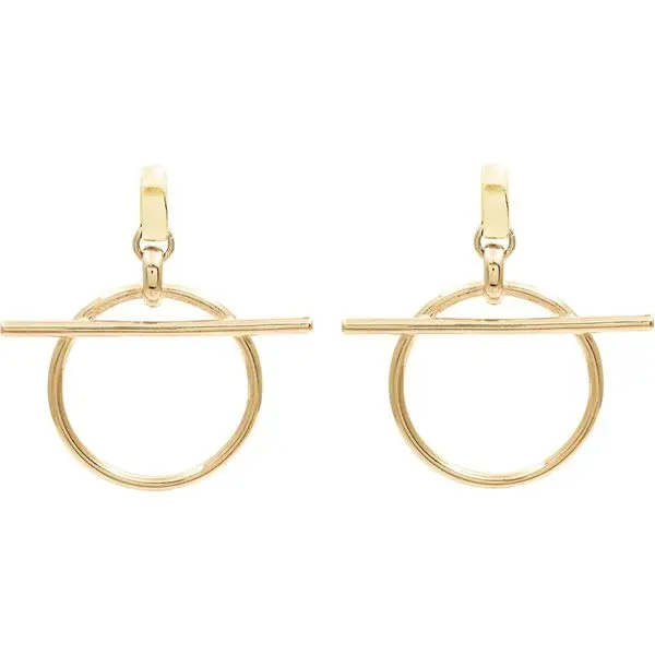 CXC Origins Slim Drop Earrings - Gold
