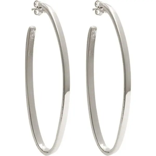 CXC Oasis Hoop Earrings - Silver