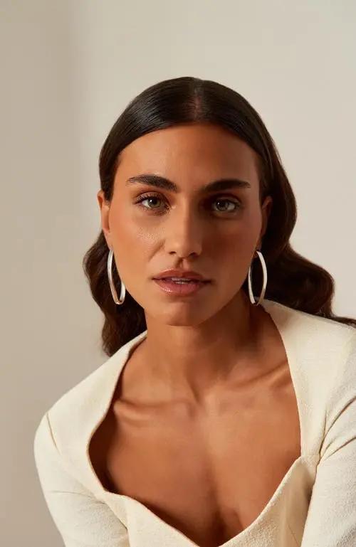 CXC Oasis Hoop Earrings - Silver