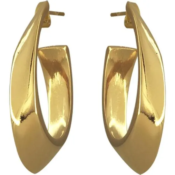 CXC Aroma Hoop Earrings - Gold
