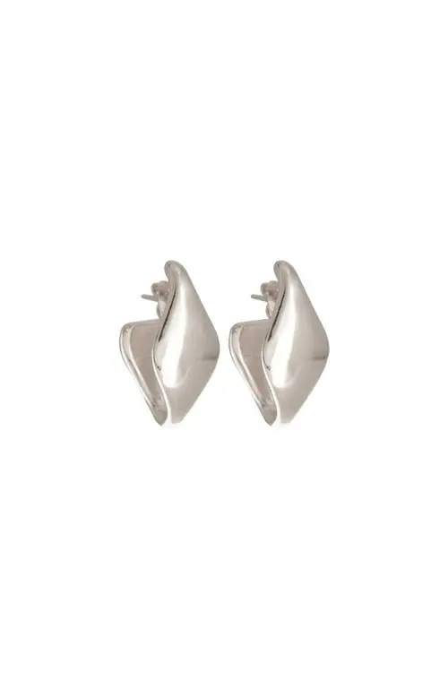 CXC Mini Stud Earrings - Silver