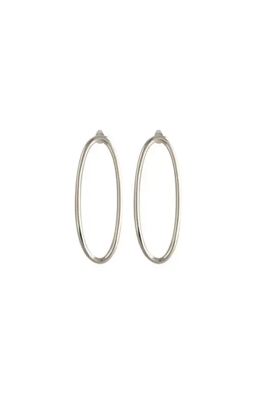 CXC Skylight Hoop Earrings - Silver