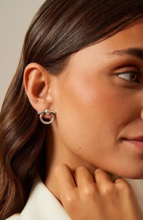 CXC Mini Omega Earrings - Silver