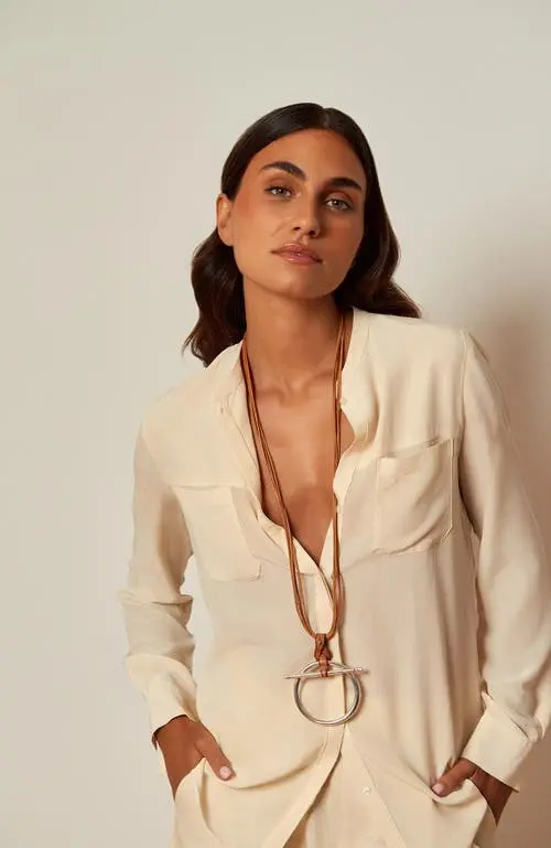 CXC Origins Geometric Necklace - Silver