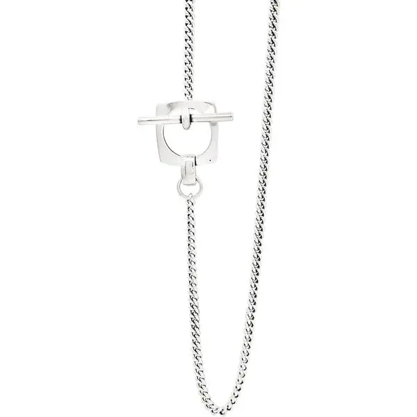CXC Aldaba Sliding Necklace - Silver