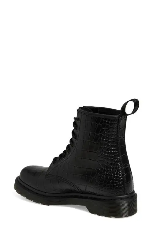 Dr. Martens 1460 Croc Embossed Combat Boot