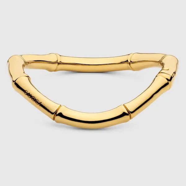 Gucci Bamboo Choker Necklace - Gold-toned Metal