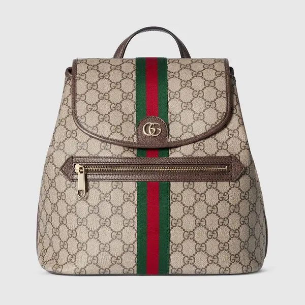 Gucci Ophidia Medium Backpack Gg Canvas