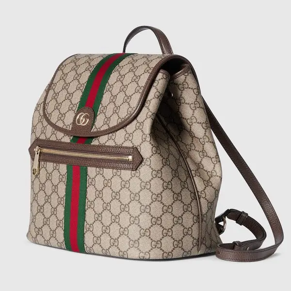 Gucci Ophidia Medium Backpack Gg Canvas