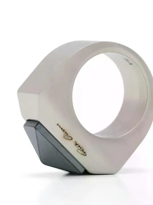 Rick Owens Quartz Pyramid Ring
