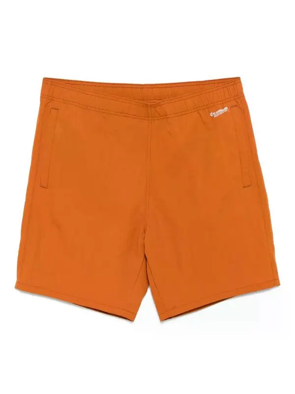 CHOCOOLATE Logo Print Shorts - Orange