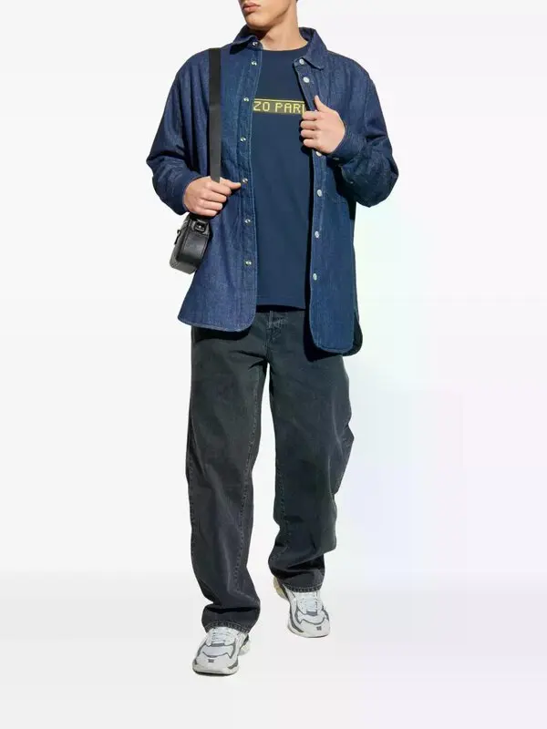 Kenzo Buttoned Flap-pocket Shirt