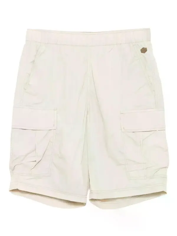 CHOCOOLATE Patch Cargo Shorts - Neutrals
