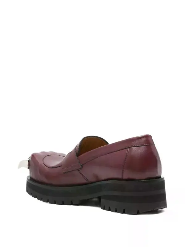 CHARLES JEFFREY Claw-toe Penny Loafers