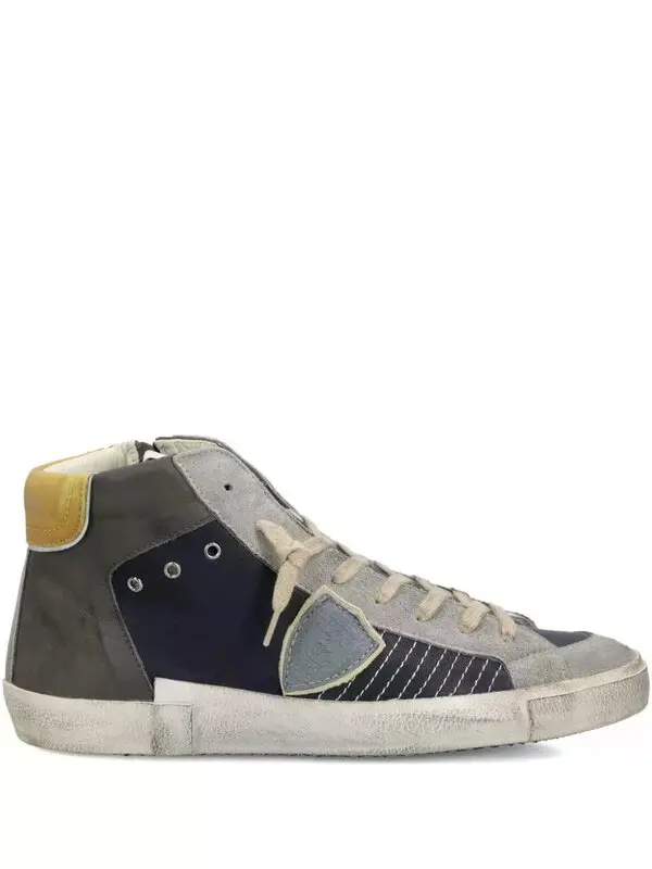 Philippe Model Prsx Panelled High-top Sneakers