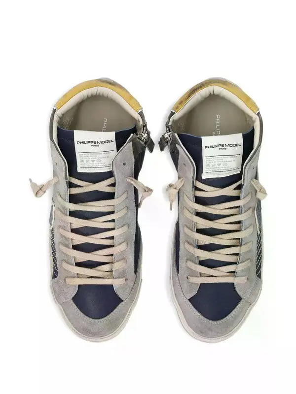 Philippe Model Prsx Panelled High-top Sneakers