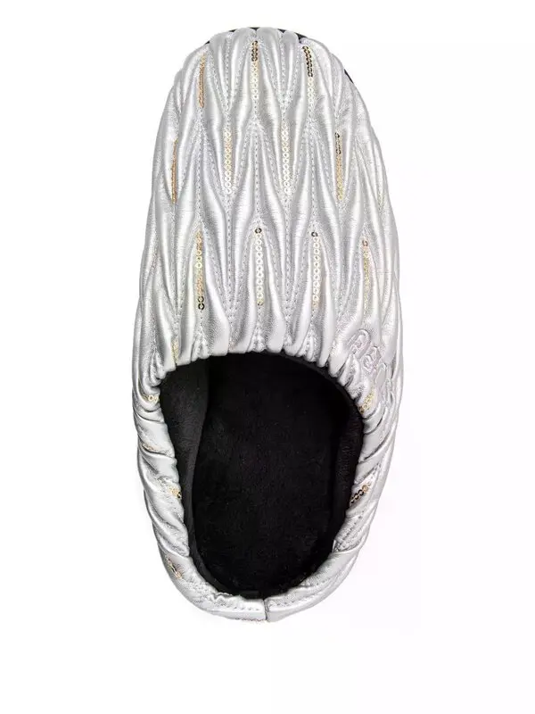 SUBU Sequin-embellished Mules