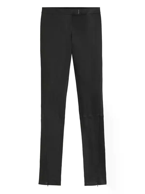 BOSS Split-hem Leather Trousers