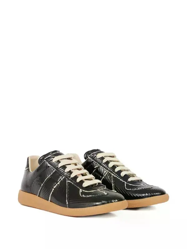 MAISON MARGIELA Replica Raw-edge Sneakers - Black