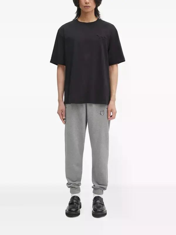 Maison Kitsuné Fox-embroidered Joggers