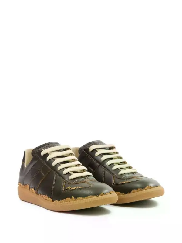 MAISON MARGIELA Replica Low Top Sneakers - Brown