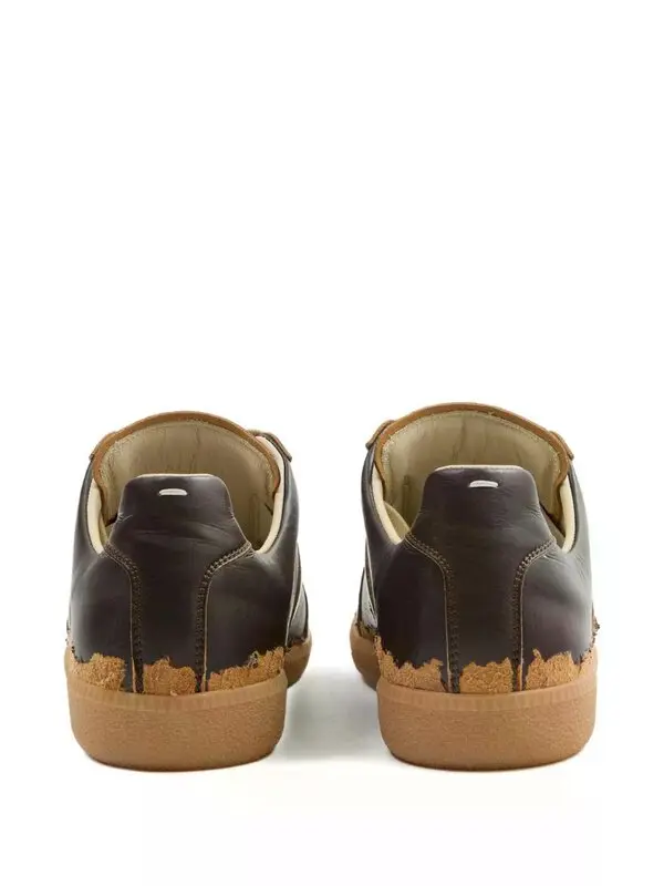 MAISON MARGIELA Replica Low Top Sneakers - Brown
