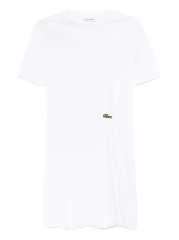 Lacoste Drape Dress - White