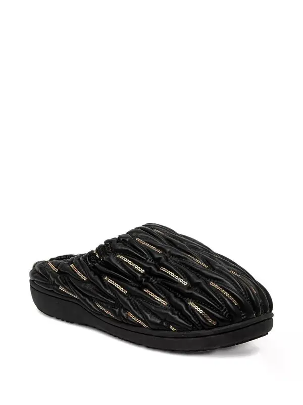 SUBU Banquet Sequin Mules - Black