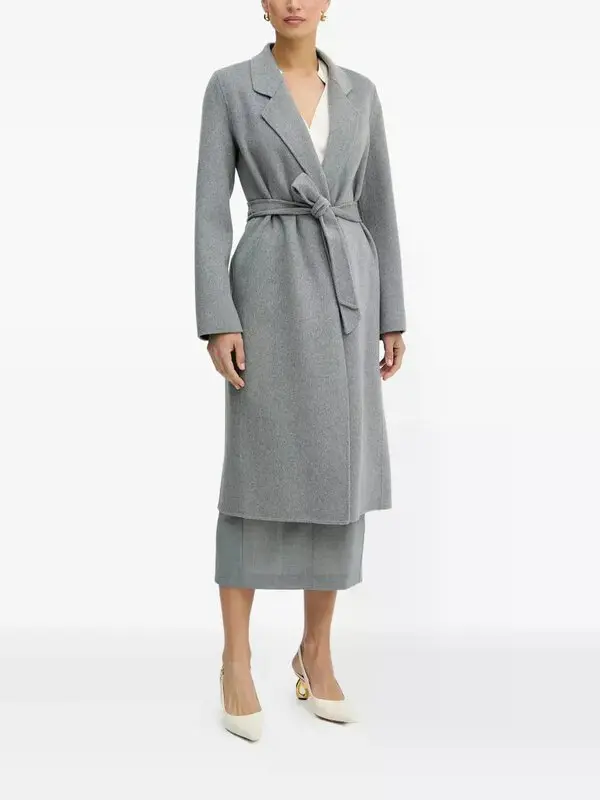 BOSS Belted Notch-lapel Coat