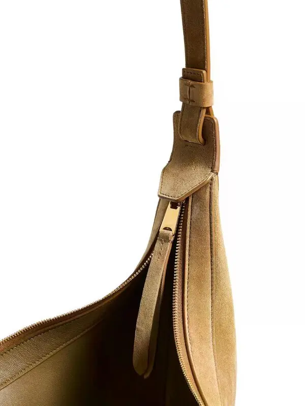 Khaite Augustina Crescent Shoulder Bag - Neutrals