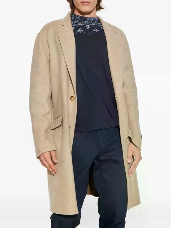 Etro Three-button Wool Coat
