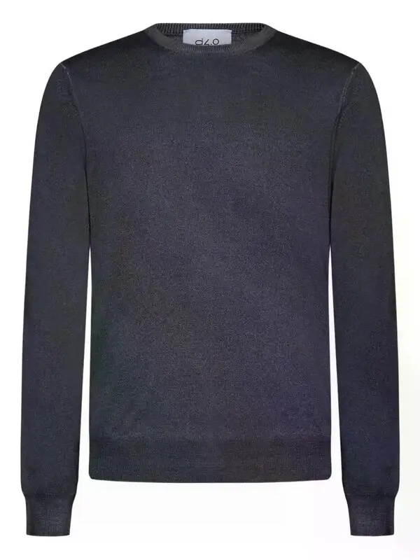 D4.0 Wool Crew Neck Sweater - Grey