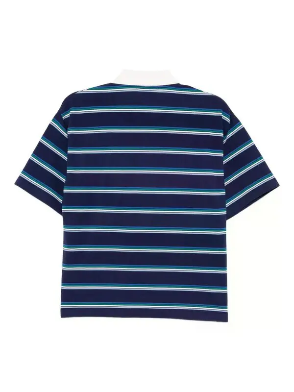 CHOCOOLATE Striped Polo Shirt