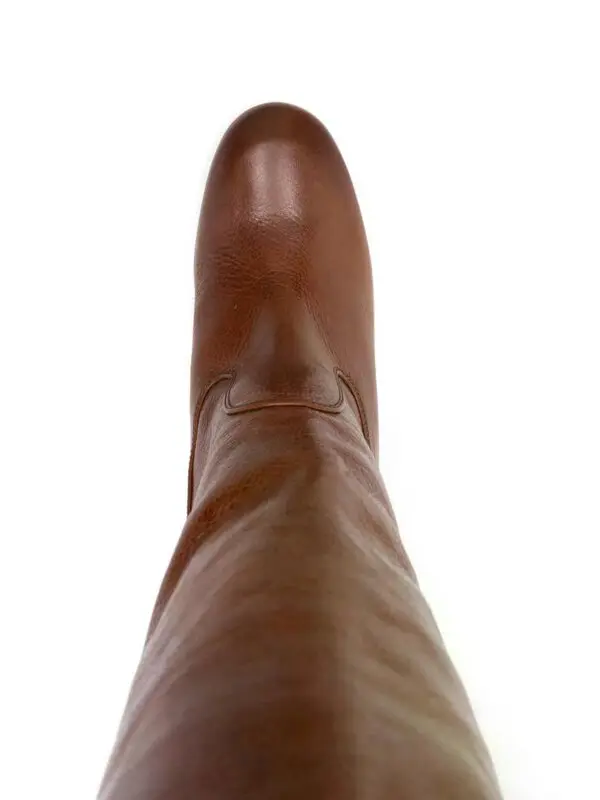Chie Mihara 80mm Leather Knee-high Boots