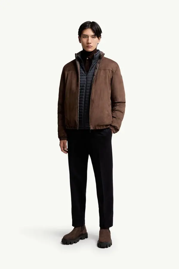 Moncler Cernay Reversible Short Down Jacket