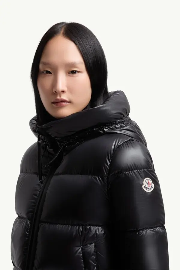 Moncler Serittes Hooded Down Jacket - Black