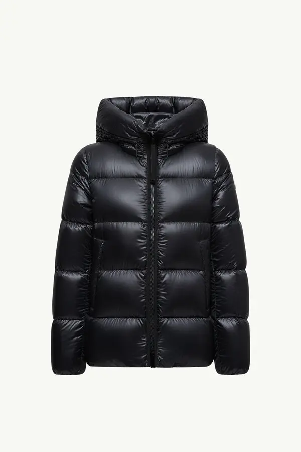 Moncler Serittes Hooded Down Jacket - Black
