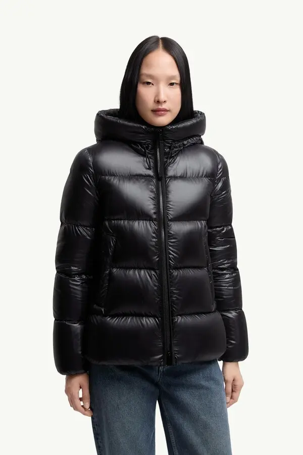 Moncler Serittes Hooded Down Jacket - Black