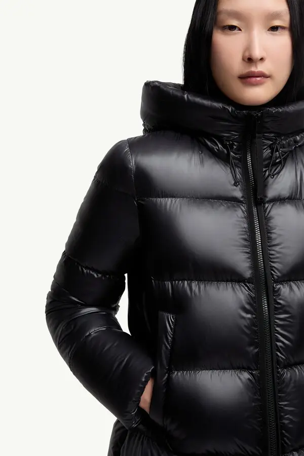 Moncler Serittes Hooded Down Jacket - Black