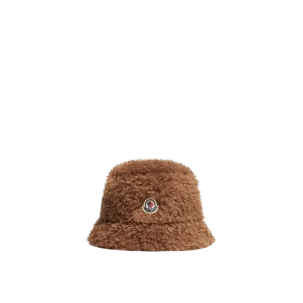Moncler Teddy Bucket Hat - Brown