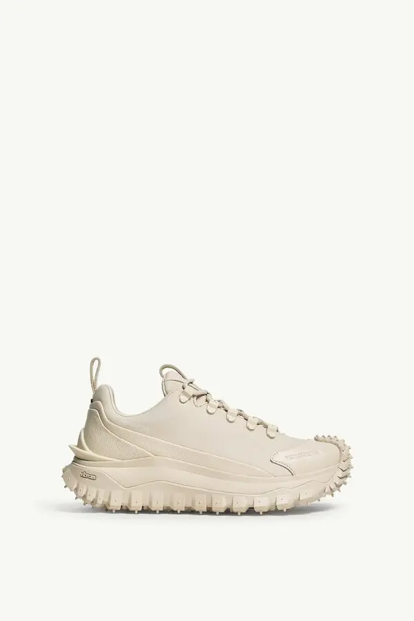 Moncler Trailgrip Apex2gtx Nubuck & Leather Sneakers - White