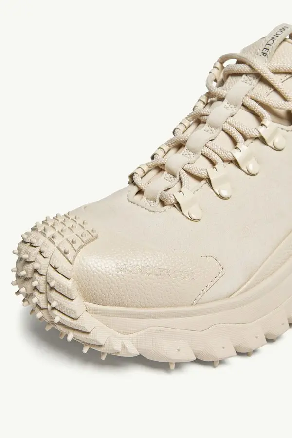 Moncler Trailgrip Apex2gtx Nubuck & Leather Sneakers - White