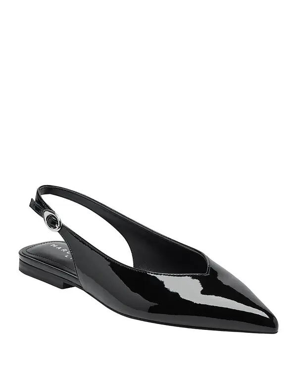 MARC FISHER LTD. Gabra Pointed Flats - Black