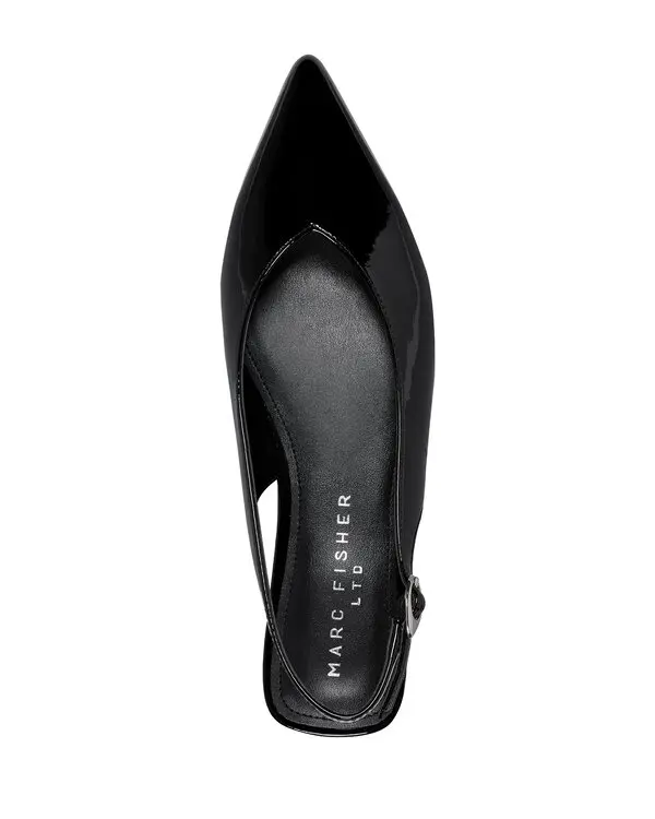 MARC FISHER LTD. Gabra Pointed Flats - Black