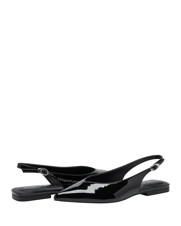 MARC FISHER LTD. Gabra Pointed Flats - Black