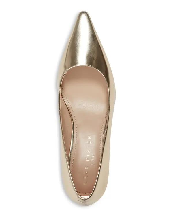 MARC FISHER LTD. Calynna Pointed Pumps - Gold