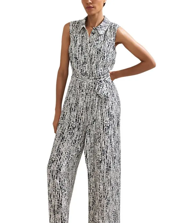PHASE EIGHT Janine Spot Print Jumpsuit